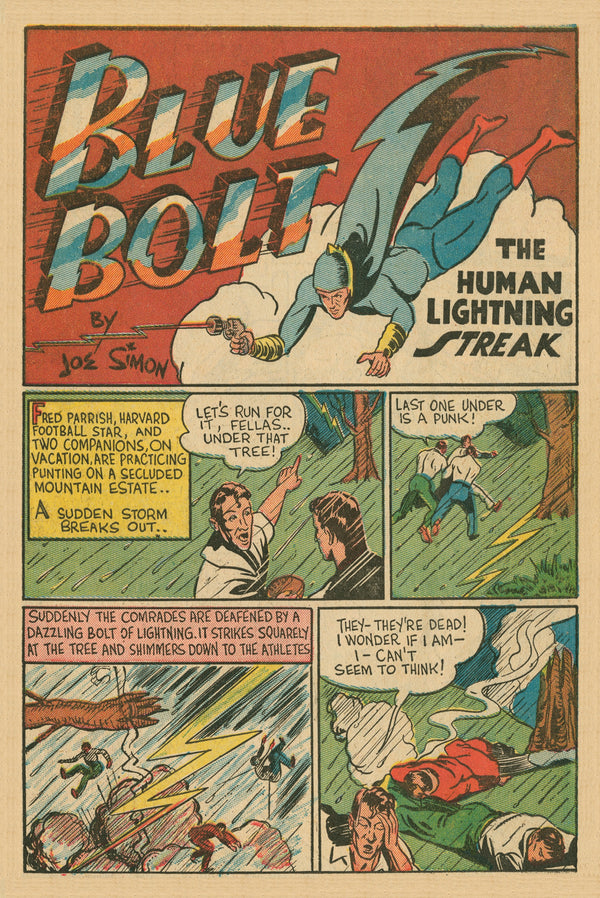 Blue Bolt #1 Mark Buckingham | Main Cover – Simon Comics